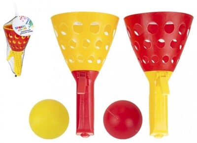 2 Catch Cone Ball Game Birthday Party Kids Family Toy Beach Activity ...