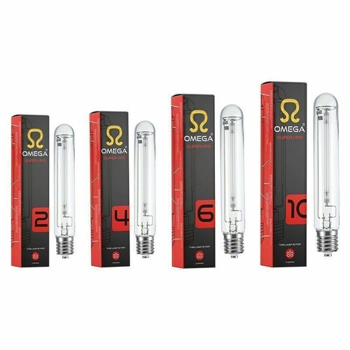 OMEGA RED HPS SPECTRUM LAMPS 250W 400W 600W LIGHT BULB HYDROPONICS ...