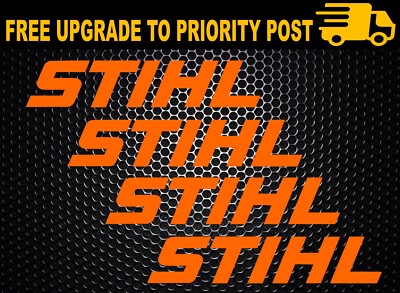 STIHL 4 mini Car Vinyl Decal Sticker Waterproof Quality Chainsaw Power ...