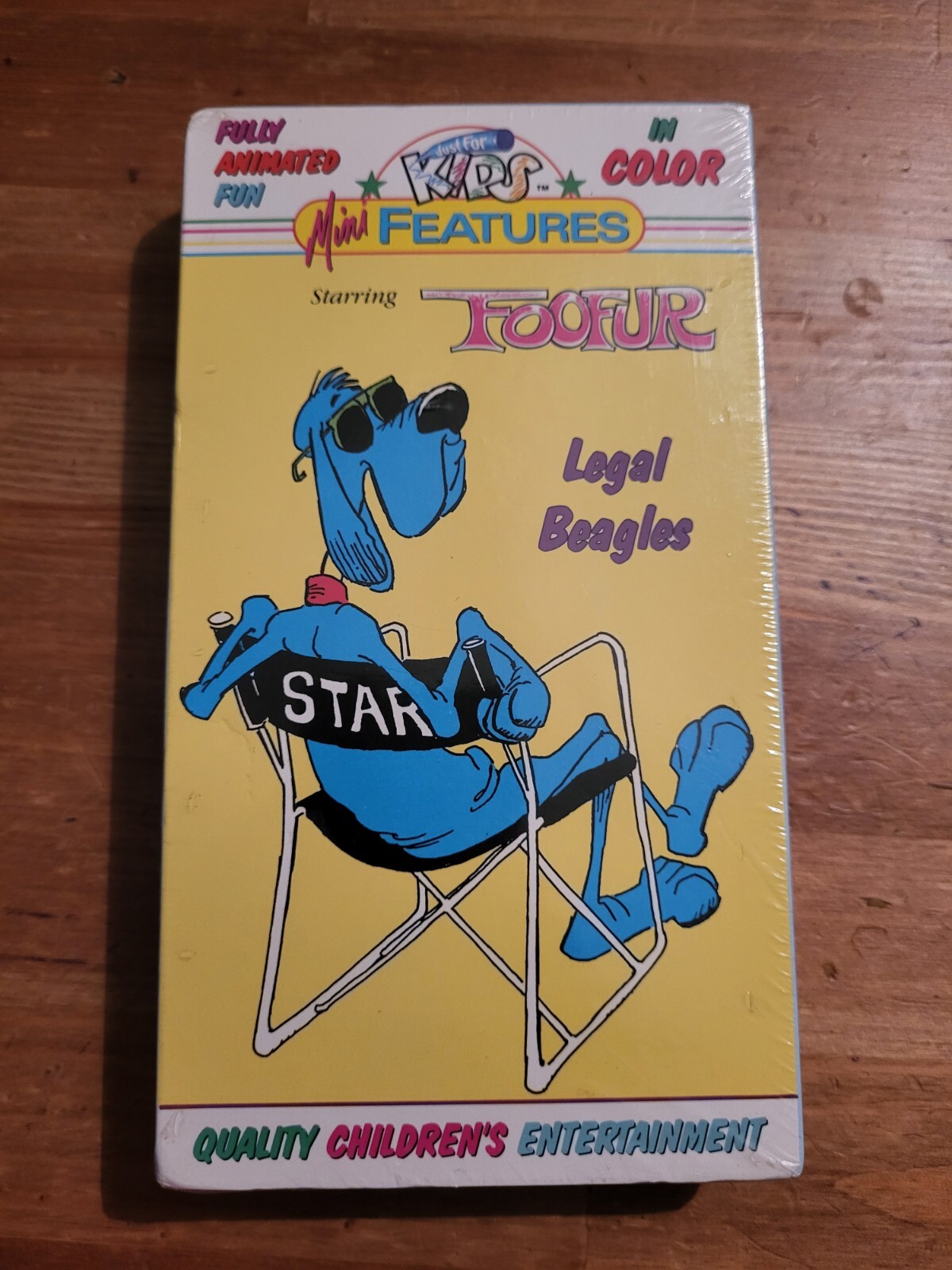 Foofur Legal Beagals VHS Video Tape New Just For Kids Mini Features ...