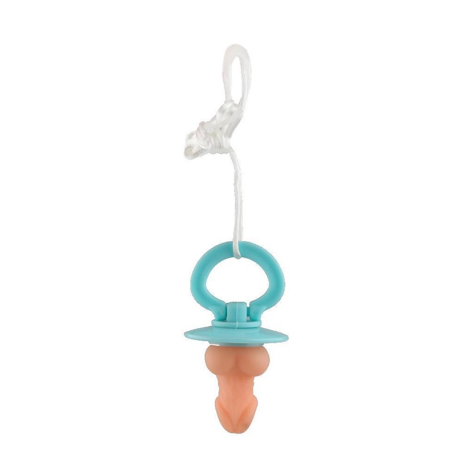 2 x Adult Penis Pacifier Willy Accessory Prop Joke Gag Hen Night Blue w ...
