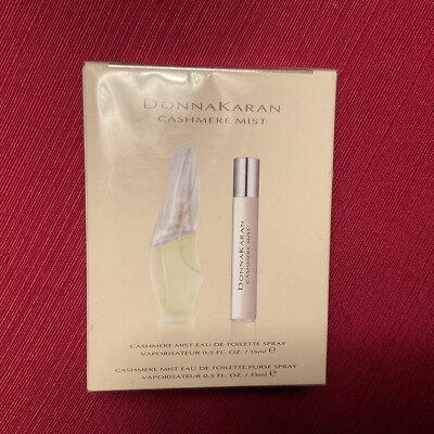 New Donna Karan Cashmere Sealed Mist Set - Purse Spray & Eau de ...