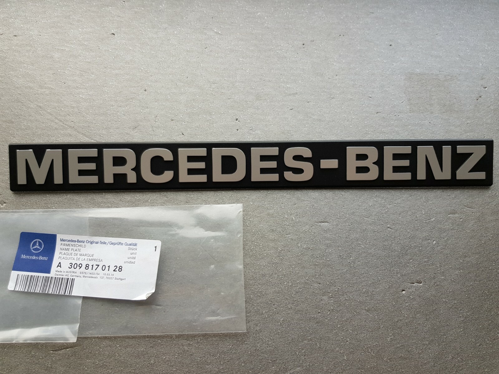 Mercedes-Benz Truck and Bus Badge Logo Emblem A3098170128 | OE | Austria