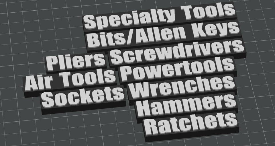 Magnetic Toolbox Emblems (Set of 10) – Tool Organization Magnets for ...