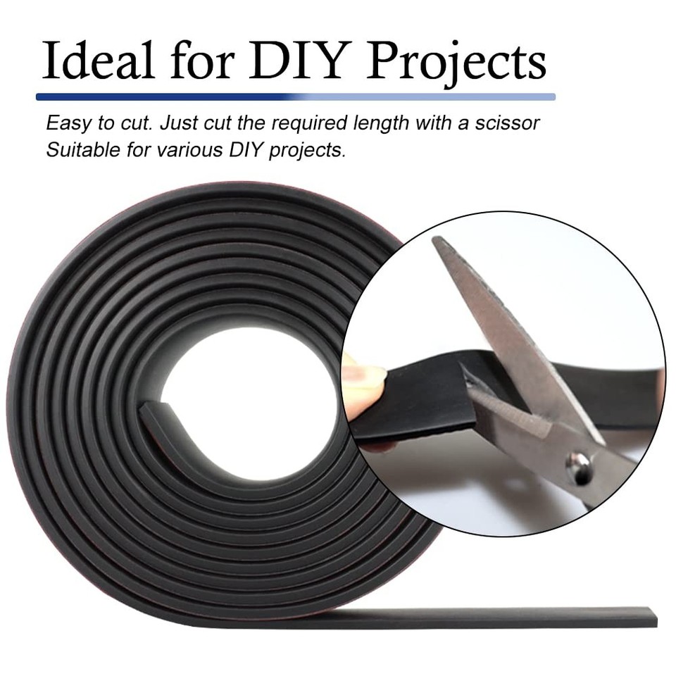 Neoprene Rubber Strips Self Adhesive Solid Rubber Sheets, Rolls ...