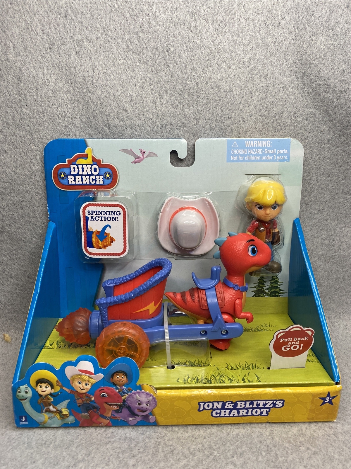 Dino Ranch Jon and Blitz's Chariot Vehicle Pre-Westoric Ranchers ...