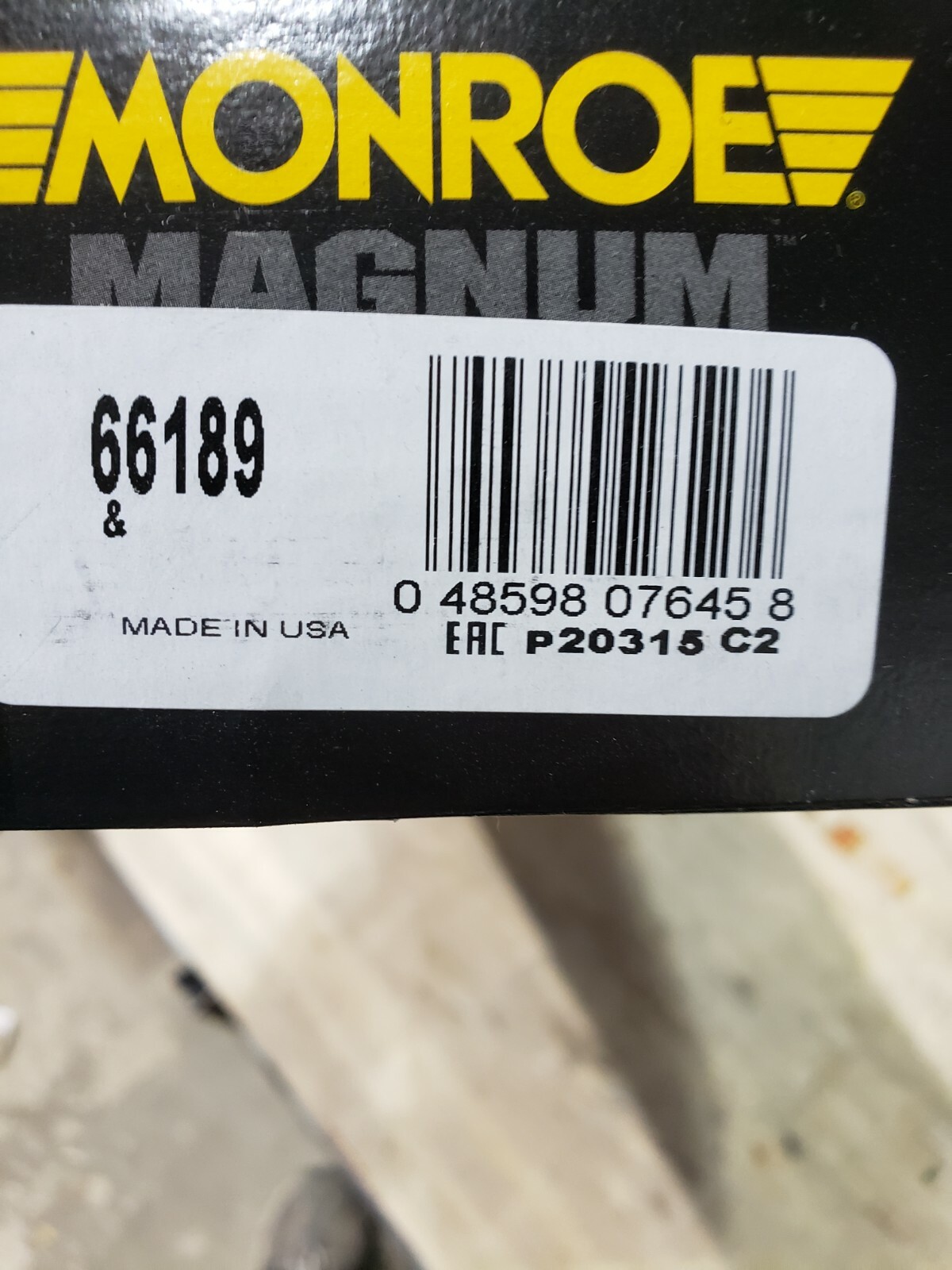 Suspension Shock Absorber Monroe 66189 for sale online | eBay