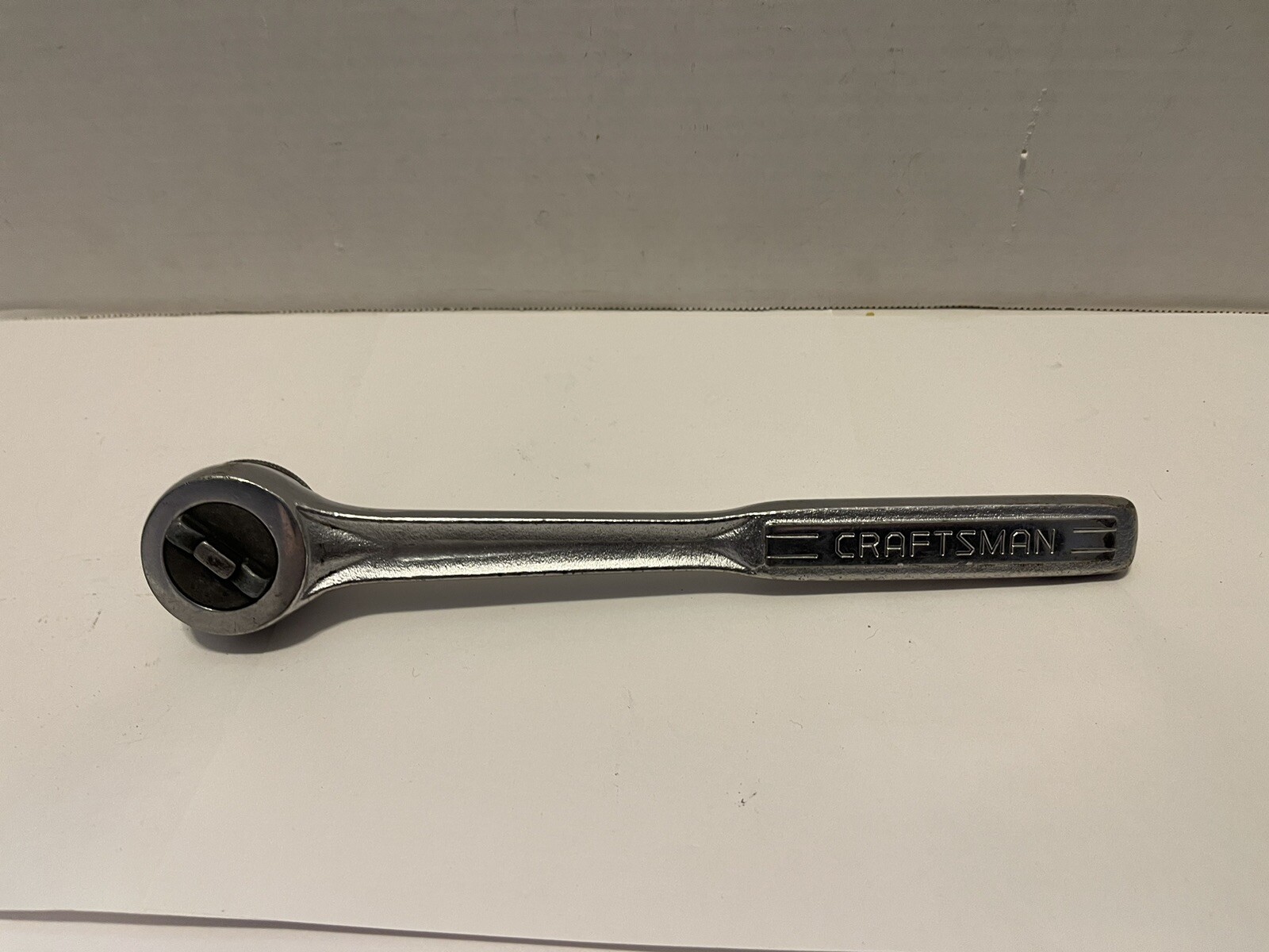 Vintage Craftsman Tools ~ USA 1/2" Drive Ratchet -V- 44977 Thumb Wheel ...