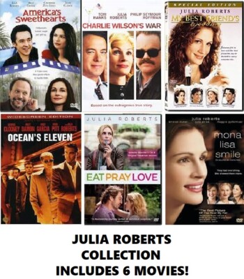 Julia Roberts 6 Film DVD Collection: Charlie Wilson's War/Eat Pray Love ...
