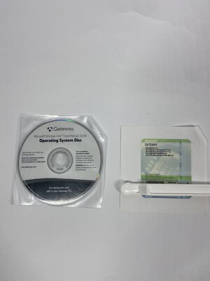 Gateway Operating System Microsoft Windows Vista Home Premium 32-Bit W ...