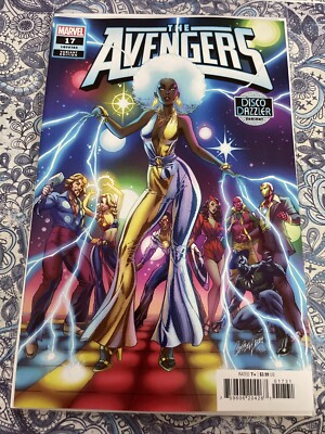 AVENGERS #17 STORM J SCOTT CAMPBELL DISCO DAZZLER VARIANT COVER C 2024 ...