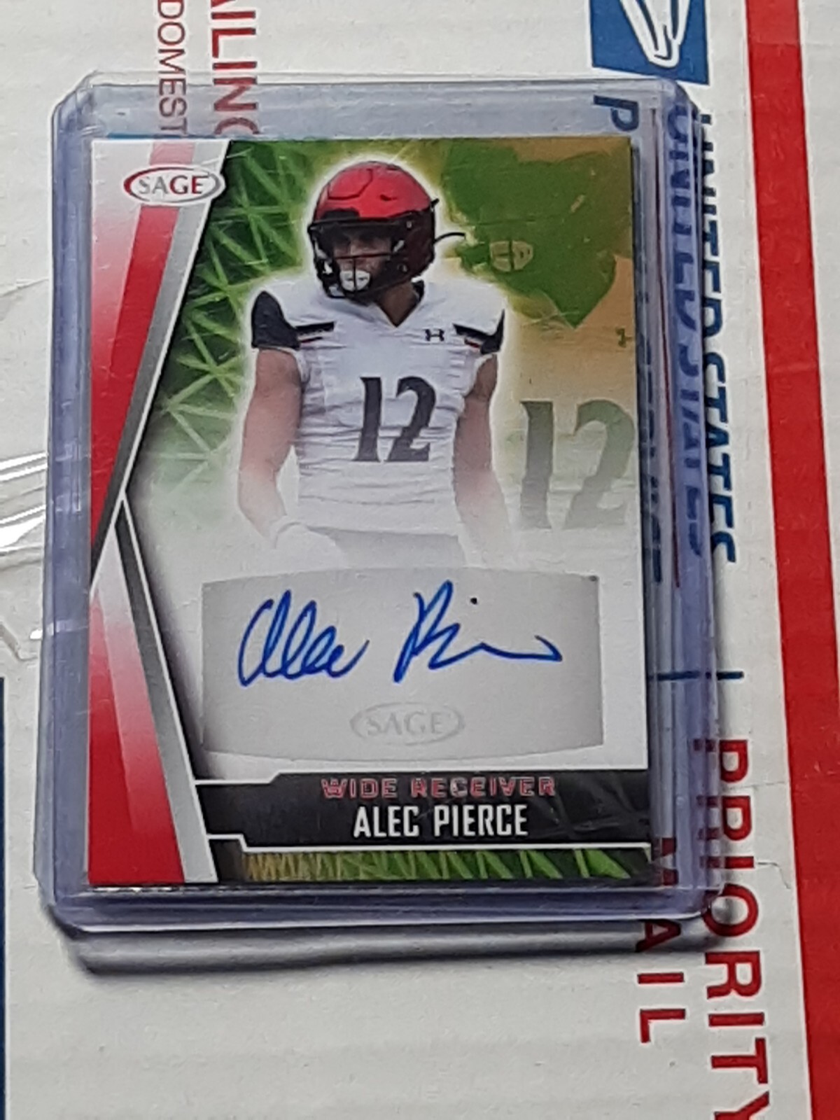 2022 SAGE Low Series - Autographs Alec Pierce #A-AP Red (AU, RC) for ...