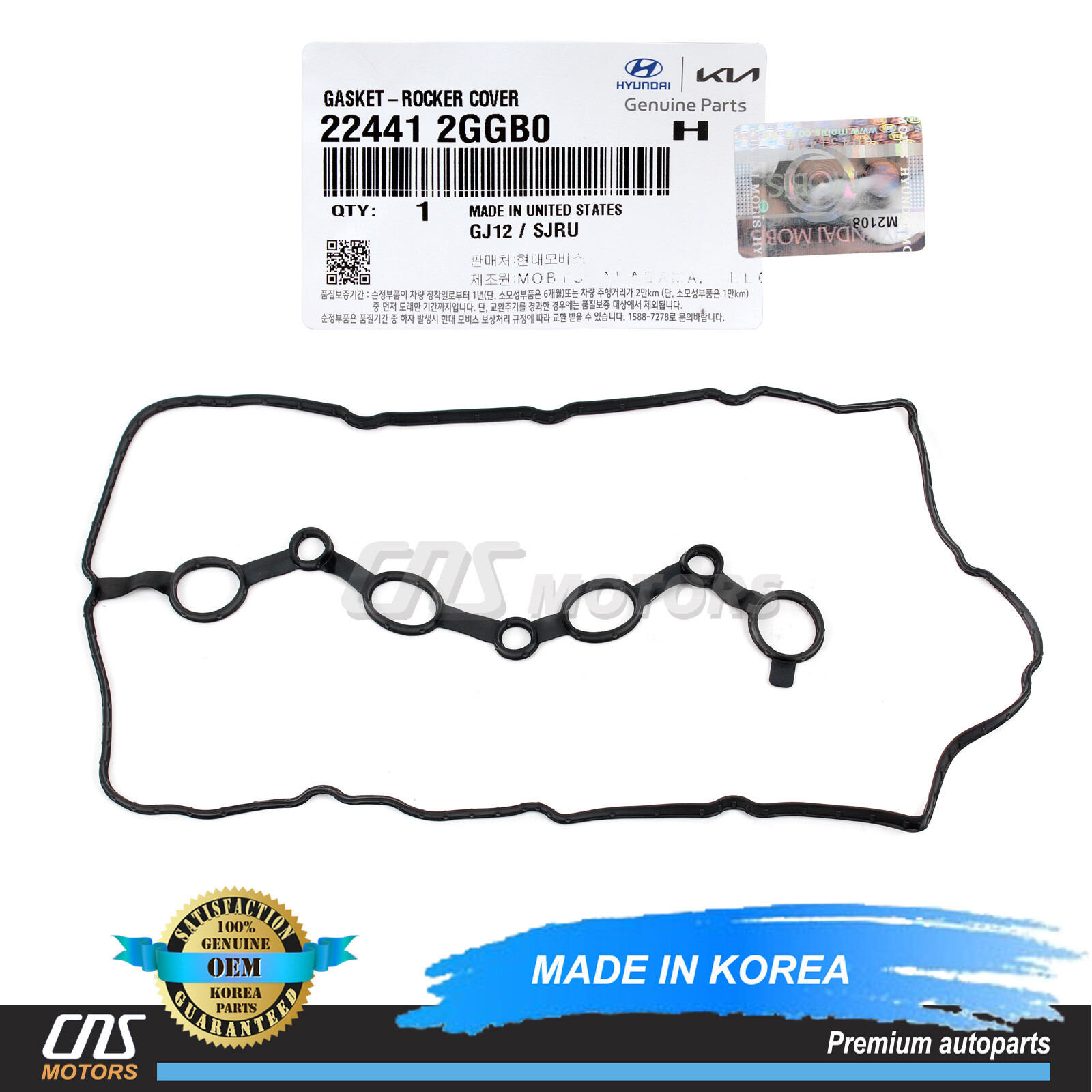 2015-2020 Hyundai Santa Fe Sonata Tucson 2.0L 2.4L Valve Cover Gasket ...