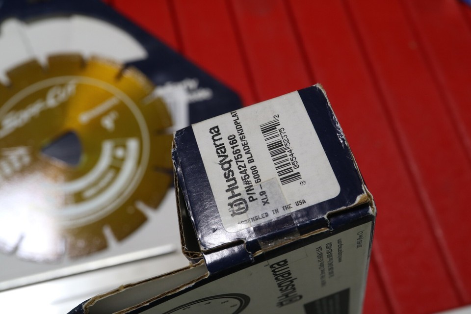 Husqvarna 9” Excel Yellow Soff Cut Green Concrete Diamond Blade 2000 ...