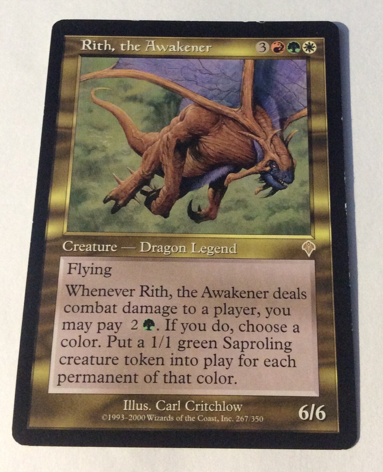 MTG - Magic the Gathering, RITH, THE AWAKENER, Invasion, Creature ...