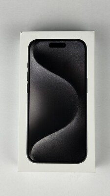Apple A2848 iPhone 15 Pro Black Titanium 128GB - Empty Box ONLY | eBay