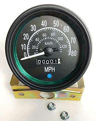 80 mph Speedometer Fit Willys MB Jeep FD GPW CJ Black Face Black Bezel ...