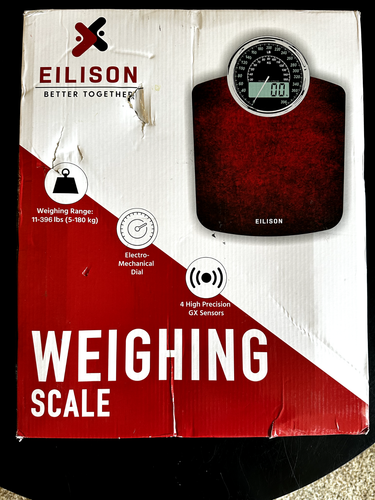 EILISON Weighing Scale Highly Advance 2-in-1 Digital & Analog for Body ...