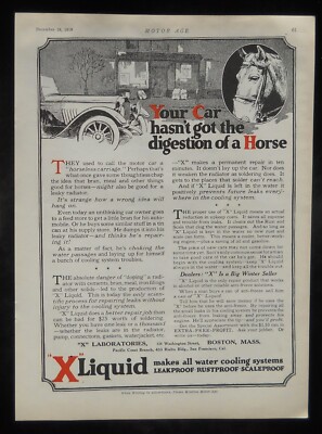 1918 Your Antique Car Digestion of a Horse X Liquid X Laboratories ...