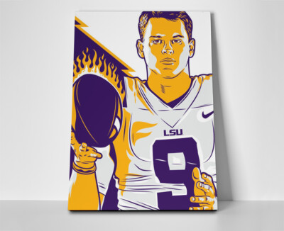 Joe Burrow LSU Poster or Canvas | eBay