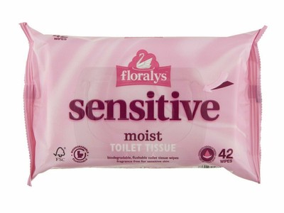 Floralys Moist Toilet Tissue - Sensitive 42 wipes x 4 | eBay