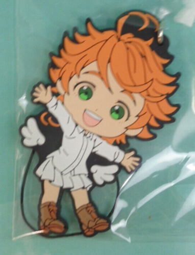 Emma Rubber Strap Keychain Figure Anime Manga Promised Neverland The ...