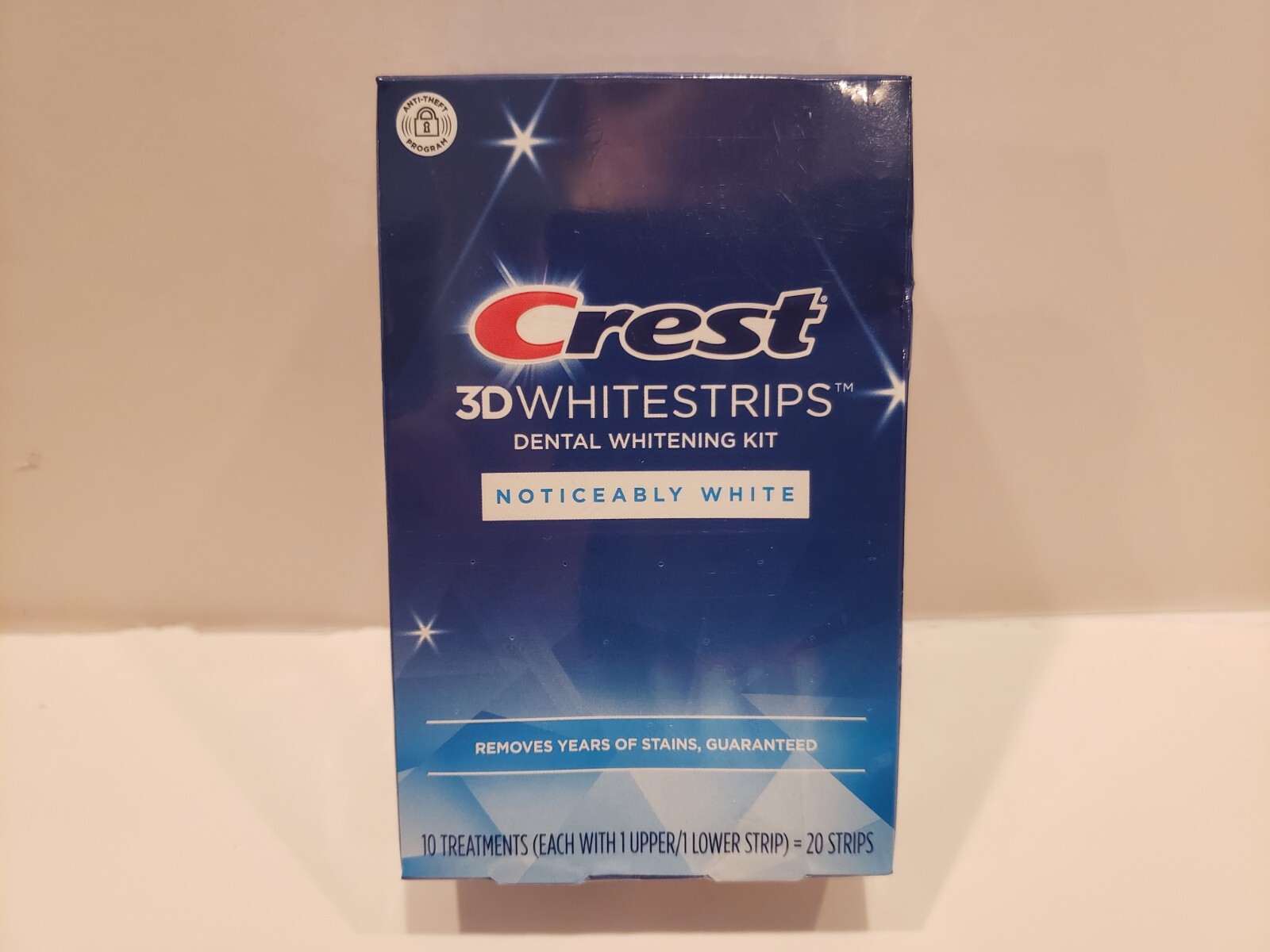 Crest~3D Whitestrips Dental Whitening Kit~Noticeably White~10 ...