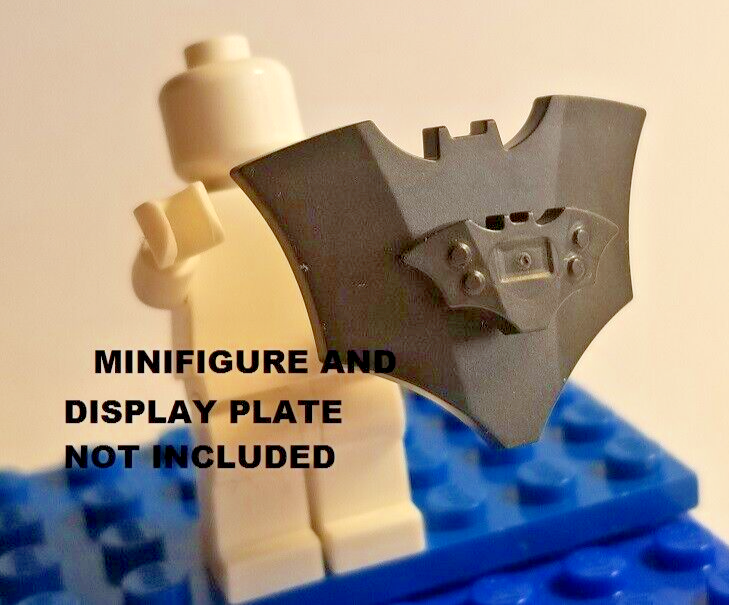 LEGO Minifigure dark Pearl Gray Shield Batman Battle Knight Weapon with ...