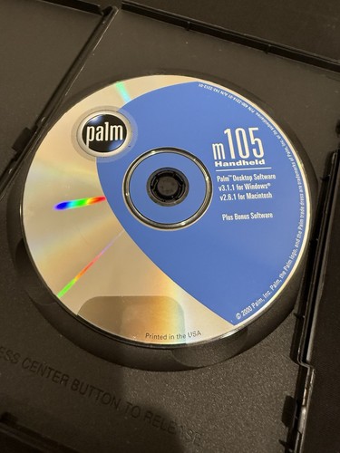 Palm m105 Software Driver Installation CD-ROM | eBay