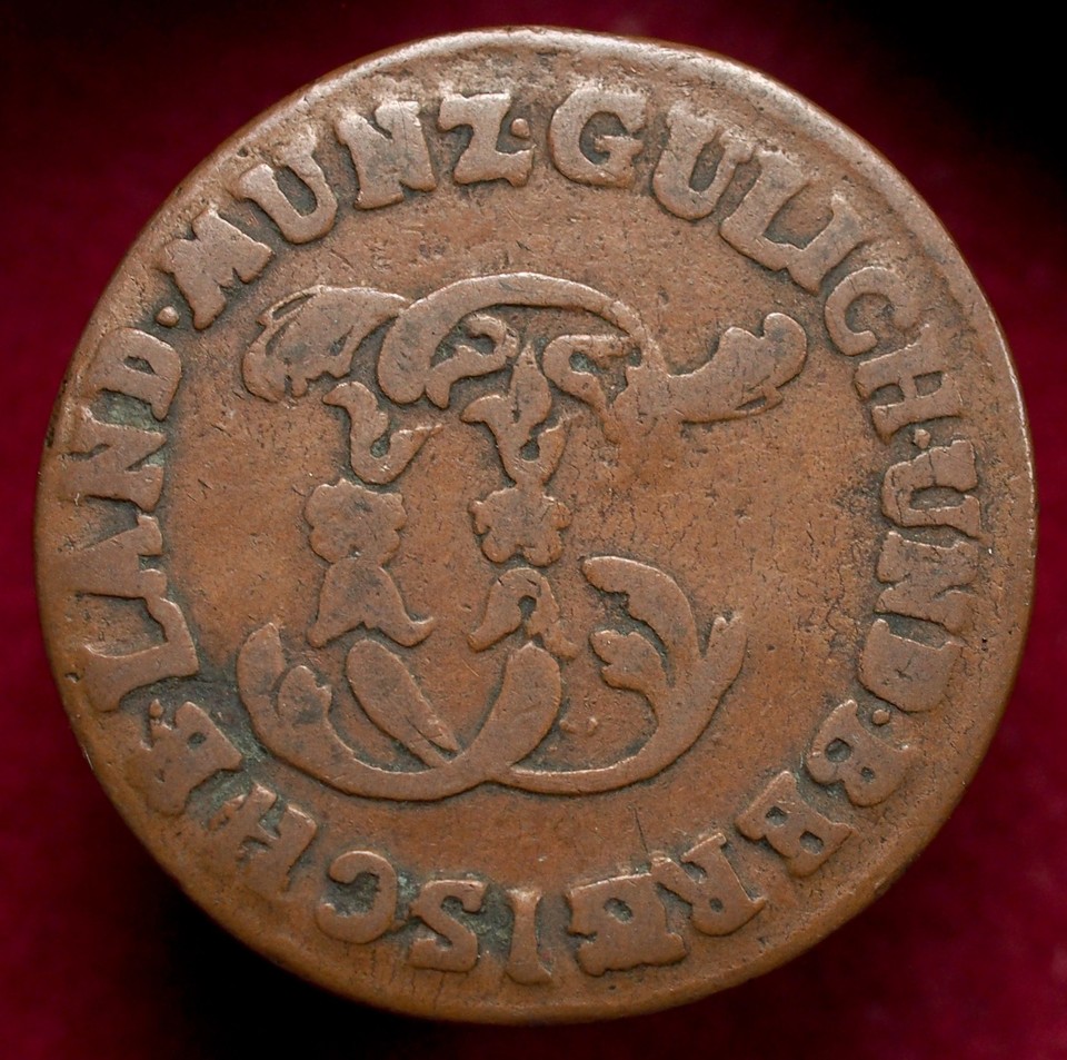 Julich-Berg German States 1/4 Stuber 1786 - Charles Theodor (M2009 ...
