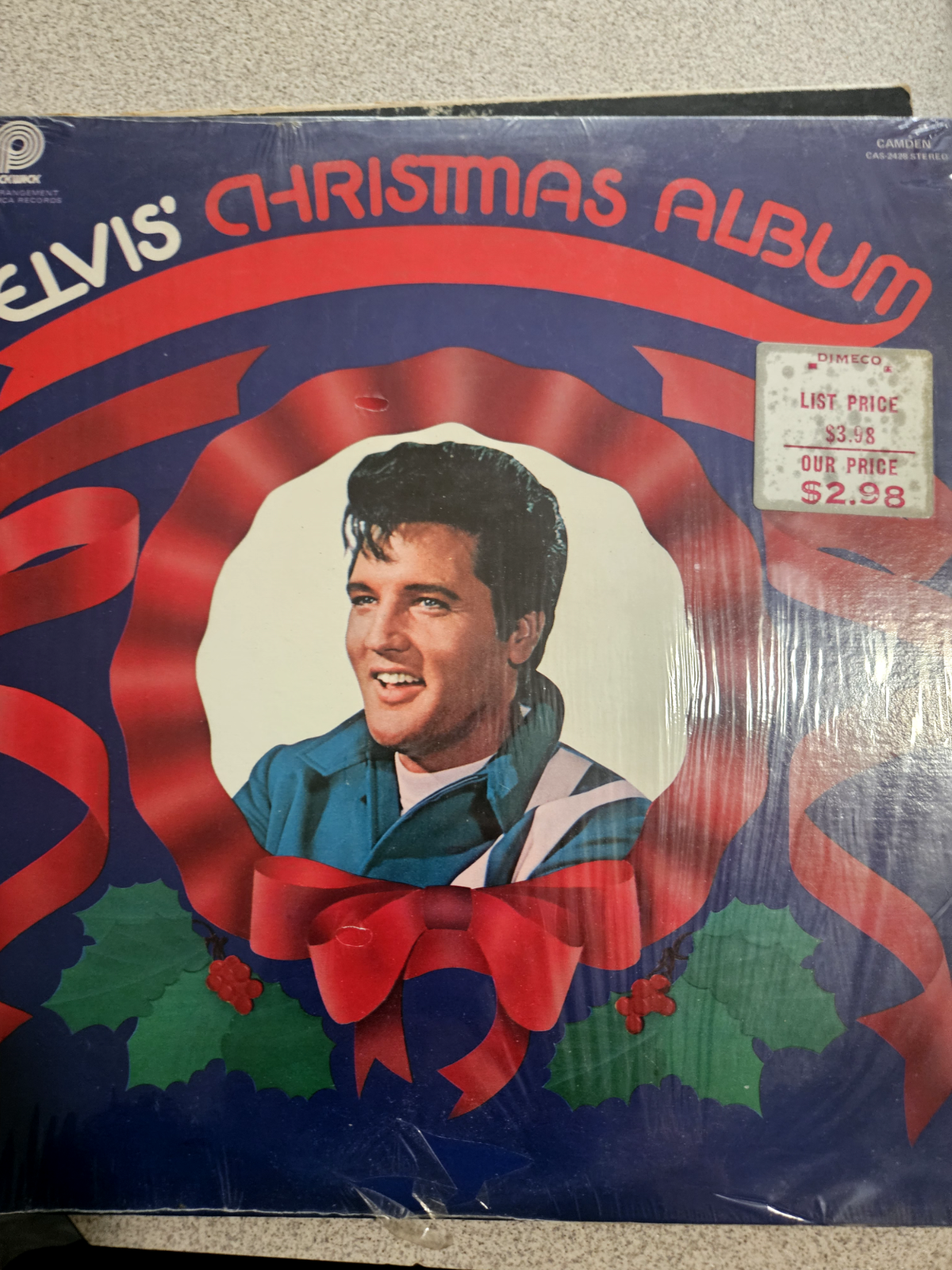 Vintage Elvis Christmas Album 1970 Vinyl Lp Camden CAS-2428 NEW Sealed ...