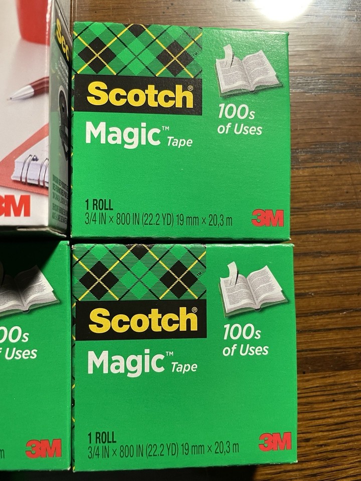 SCOTCH Clip & Twist Tape Dispensers Clip to Desk One Hand Use ...