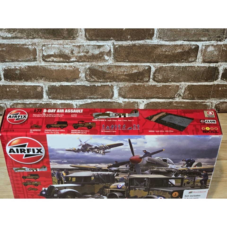 Airfix D-Day Air Assault Gift Set with Paint & Glue - Plastic Model | eBay