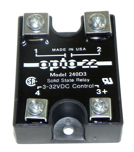 NEW OPTO 22 SOLID STATE RELAY MODEL 240D3 3-32VDC CONTROL | eBay