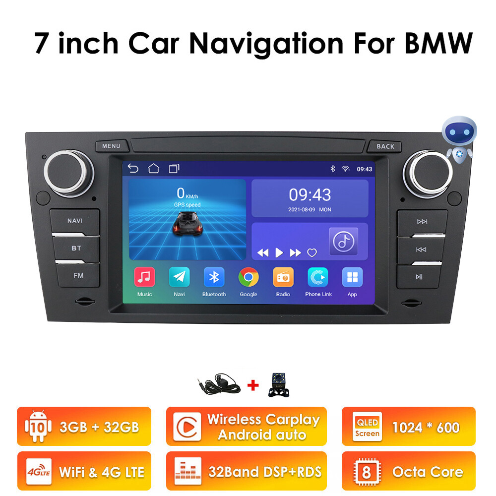 7" Android10 Car Radio 32G Stereo GPS Carplay for BMW E90 -E93 M3 325i 328i 335i | eBay