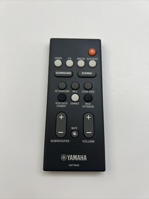 GENUINE YAMAHA REMOTE CONTROL VAF7640 ATS-1080 YAS-108 ATS1080 YAS108 ...