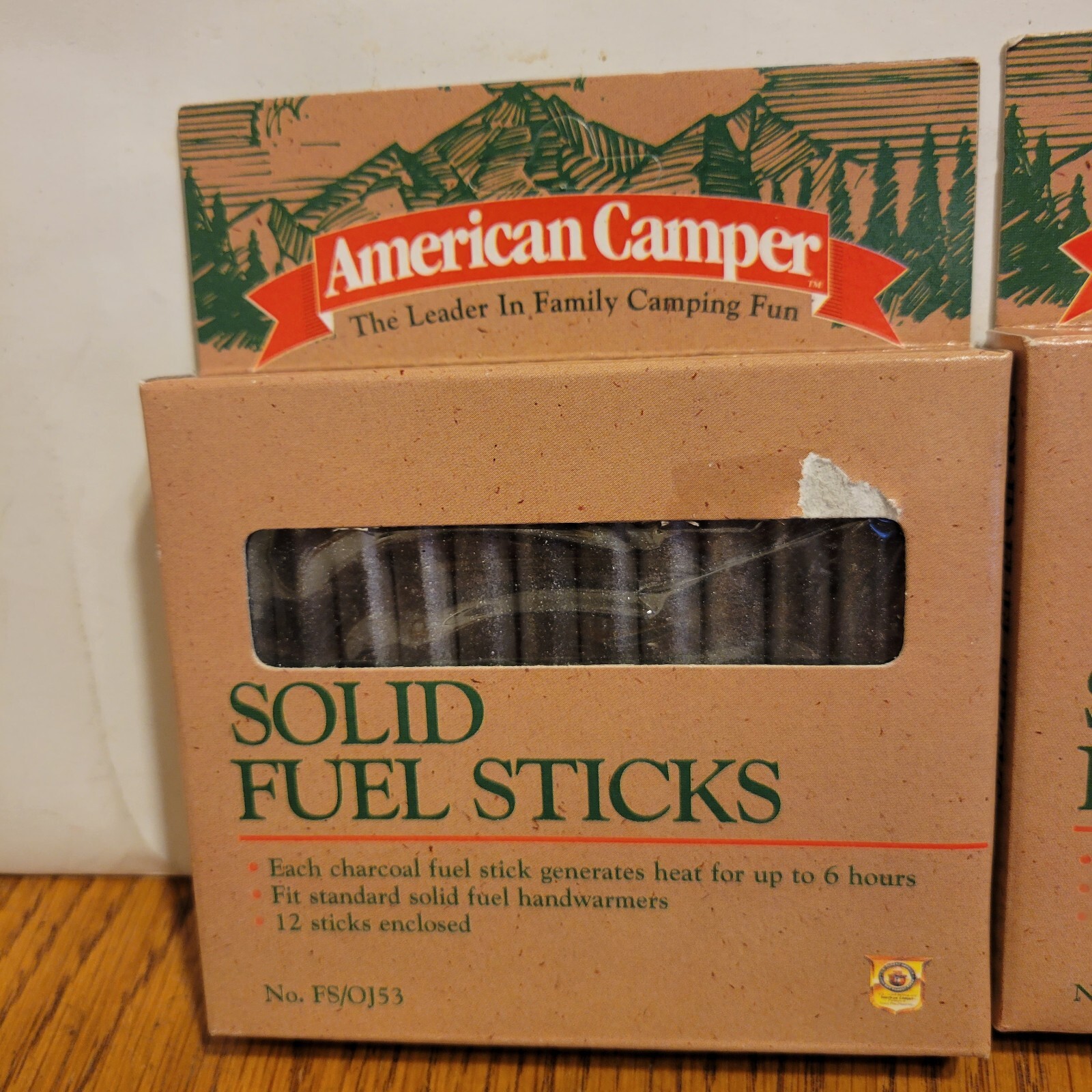 5x Vintage American Camper Solid Fuel Sticks for Pocket Hand Warmers 10 ...