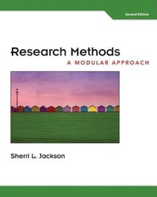 Research Methods: A Modular Approach - Paperback By Jackson, Sherri L ...
