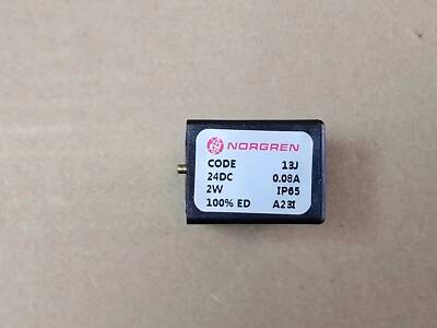 1PCS New NORGREN CODE 13J 24VDC 0.08A solenoid valve coil | eBay
