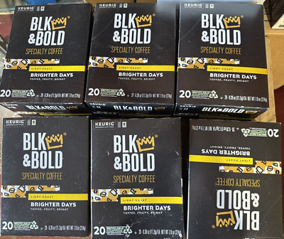 BLK & BOLD Brighter Days Coffee 120 Keurig Kcups check BB! | eBay
