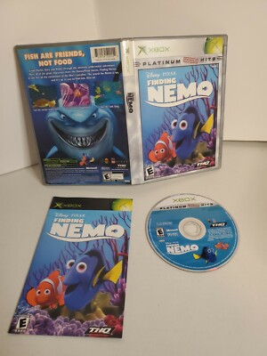 Finding Nemo (Microsoft Xbox, 2003) *Very Good - Complete* Disc Almost ...