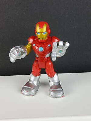 2013 Hasbro Marvel Imaginext Iron Man 2.5" Action Figure Toy Red Silver ...