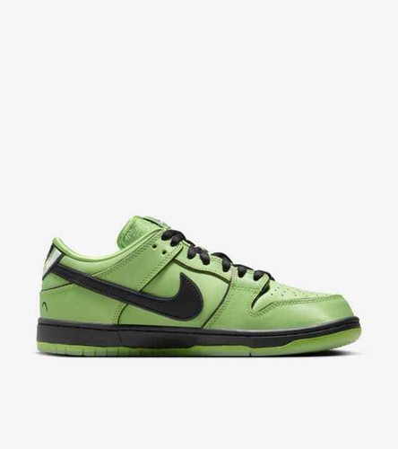 FZ8319-300 The Powerpuff Girls Nike SB Dunk Low Pro QS Buttercup (Men's ...
