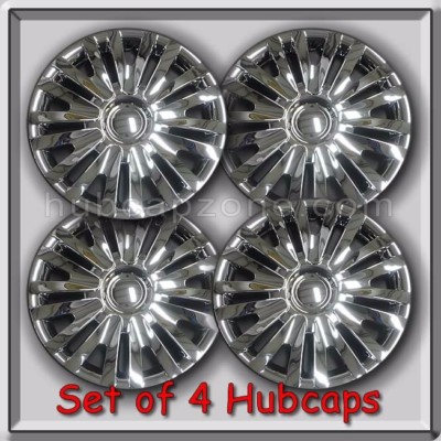 2011-2012 15" VW Volkswagen Golf Replacement hubcaps Set 4 Chrome Wheel ...