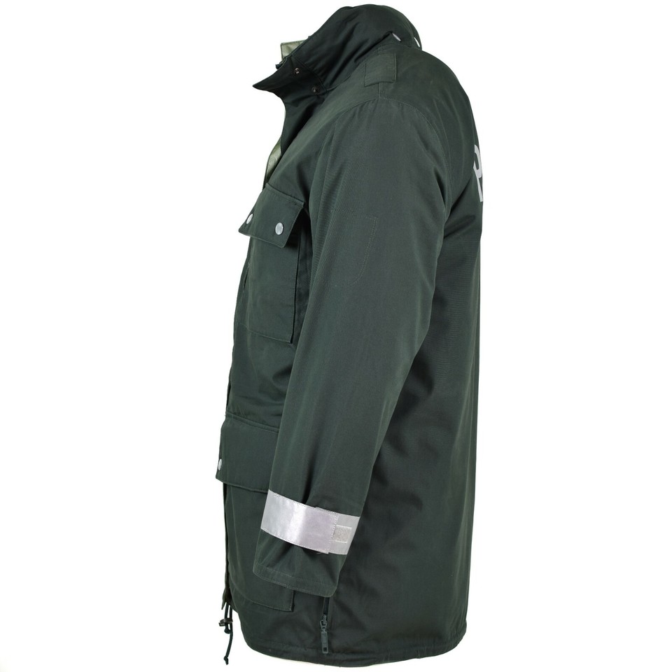 Genuine German police jacket GoreTex green waterproof BGS parka Border ...