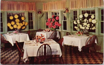 Santa Maria Inn Santa Maria CA Dining Room Unused Vintage Postcard F34 ...