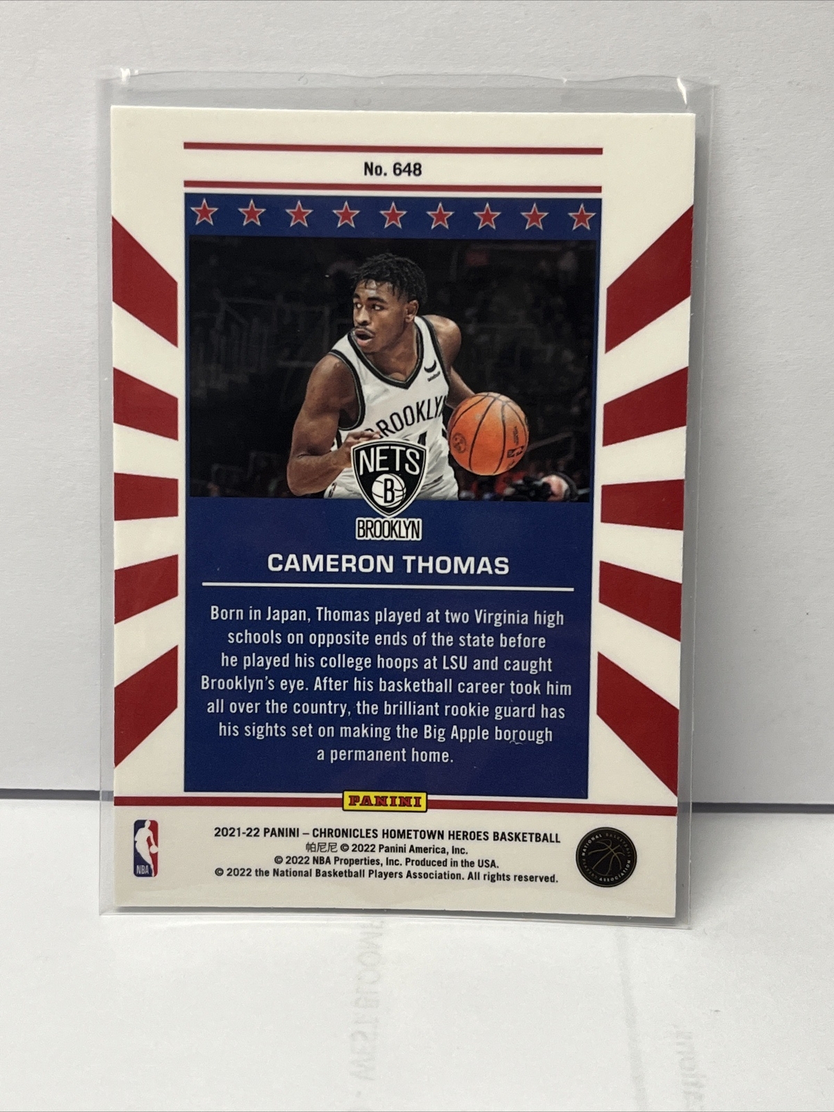 2021-22 Panini Chronicles - Hometown Heroes Optic Silver #648 Cameron ...