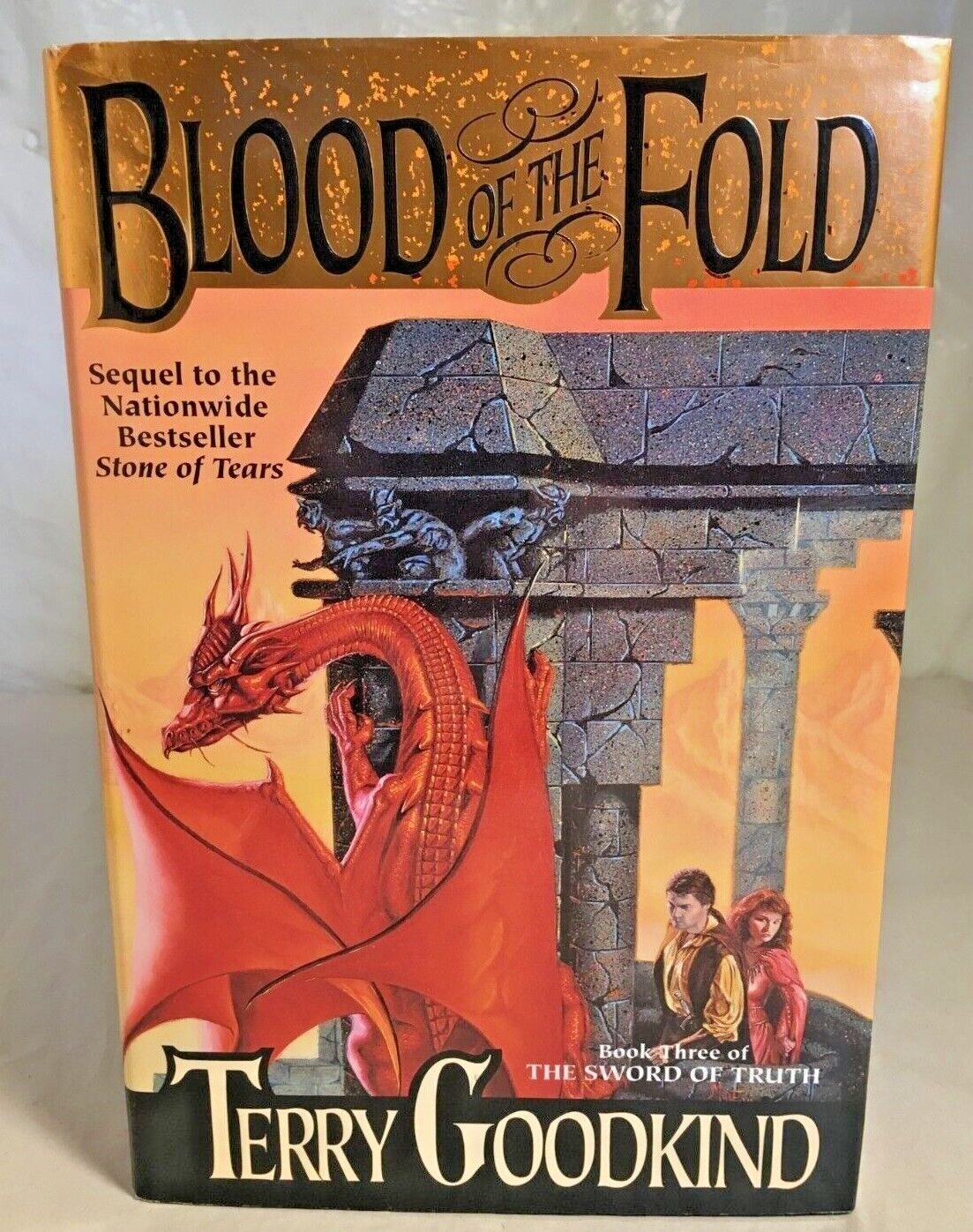 Sword of Truth Series Blood of the Fold Book Terry Goodkind 1996 1st ...