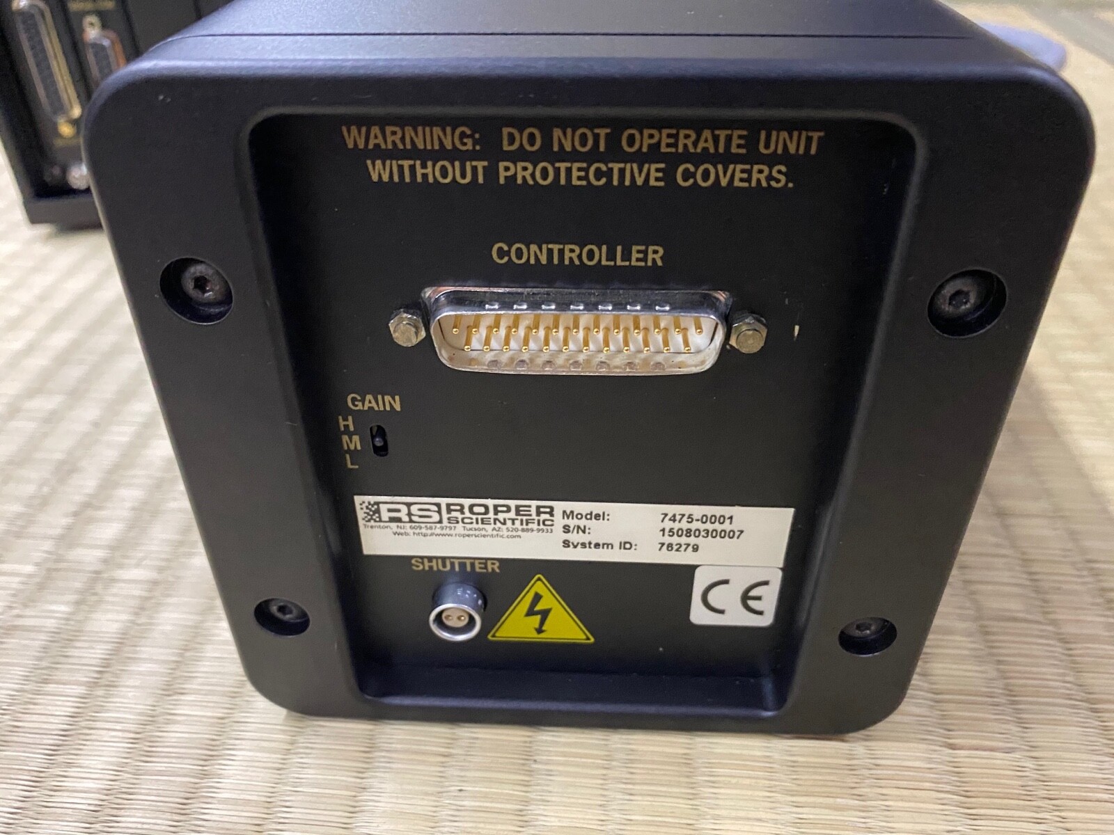 RS ROPER SCIENTIFIC PRECISION INSTRUMENTS 7475-0001 Camera & 7438-0002 ...