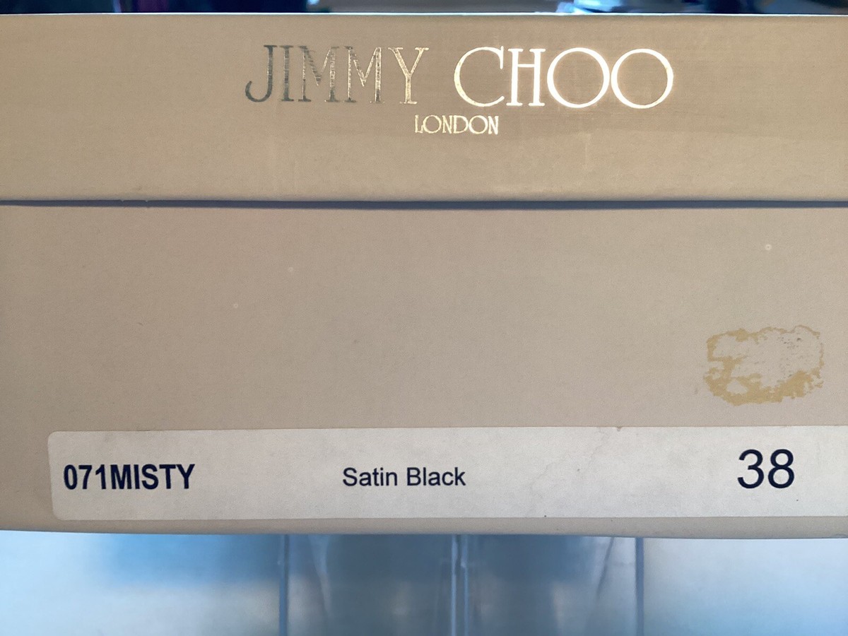 Jimmy Choo size 38 Black Satin Heel (0018) | eBay Jimmy Choo size 38 Black Satin Heel (0018) | eBay